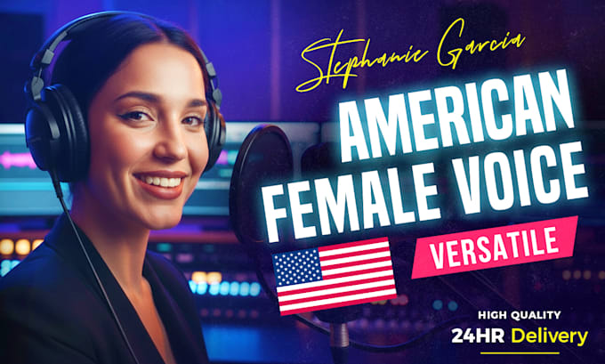 Versatile american female voice over, bubbly, trendy, corporate ...
