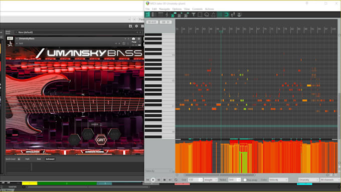 Program midi bass for your songs by Vindalena | Fiverr
