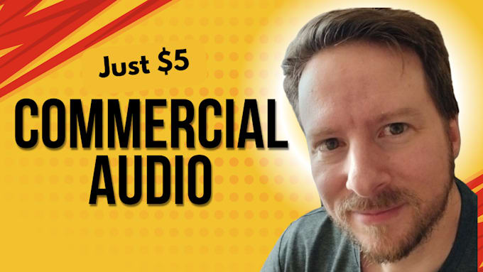 Make your commercial audio by Voicegadget | Fiverr