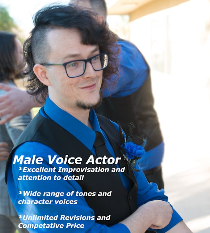 Be your male voice actor by Treydwinell | Fiverr