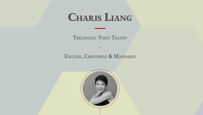 Record your pan asian english, cantonese and mandarin voice over by ...