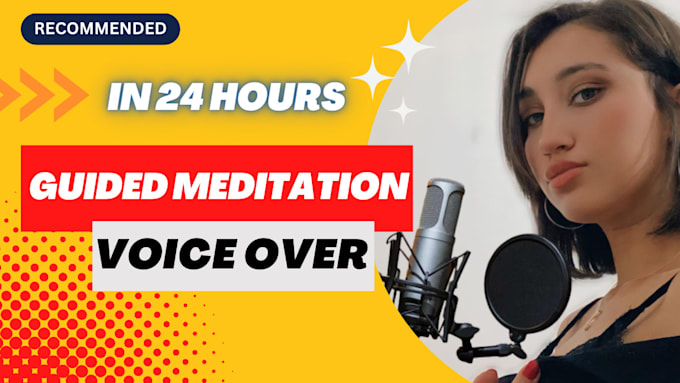 Record guided meditation voice over by Amy_meditation | Fiverr