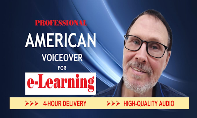 Record an elearning, educational or training american male voice over by Jondriscollvo | Fiverr