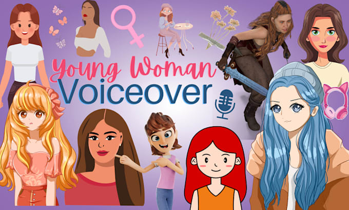 Voice over a young woman character for games or animation by Lizara14 ...