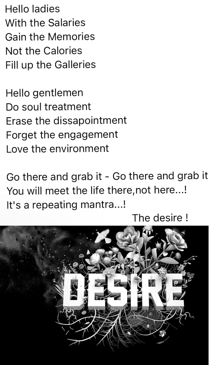 Write the songs poems do you want to sing loudly with rhyme by Go ...