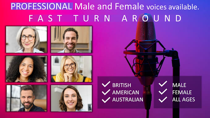 Record custom voice overs, ivr and phone greetings by Mahowm | Fiverr