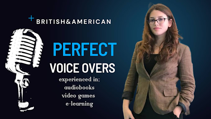 Provide female voice over in english with hq audio quality by Duruonbas ...