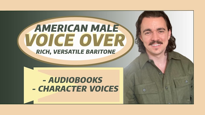 Be your rich american voice actor for audiobooks and characters by ...