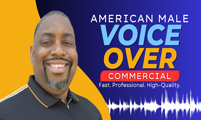 Record a professional american male commercial voice over by ...