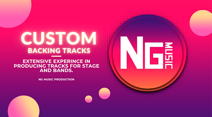 Create a custom backing track, for use by bands, theatre by ...