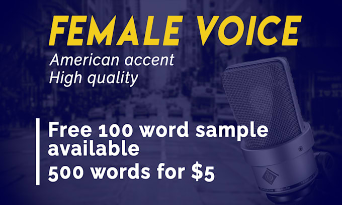 Record female american accent voiceover that inspires by Alina_vo | Fiverr
