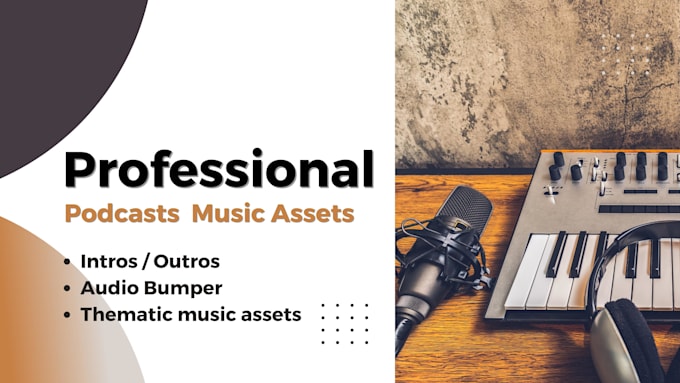 Produce professional podcast music assets by Victorychauke | Fiverr