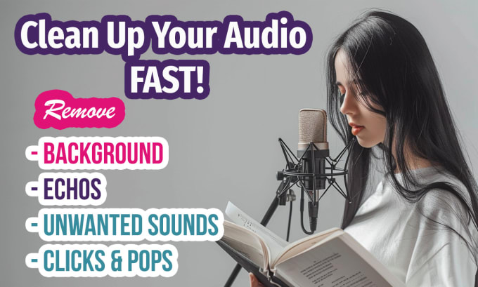 Clean up, edit, mix and master your audio by Alfanan | Fiverr