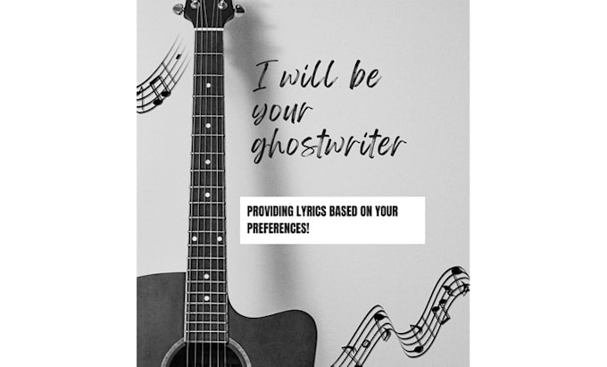 Be the ghostwriter for your songs by Rodrigarofalo | Fiverr