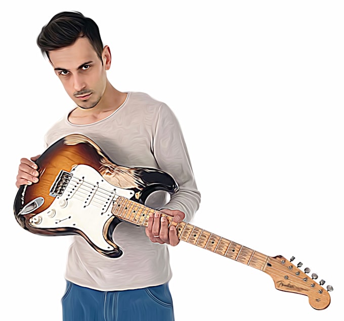 Play muscle guitar for you by Guitarowlschool | Fiverr