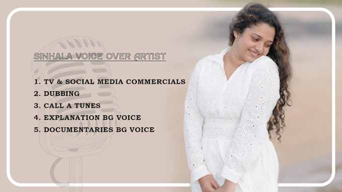 Record professional sinhala voice over within 24 hours by Chathuezra ...