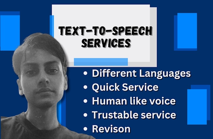 Provide professional text to speech services by Ibtisam217 | Fiverr