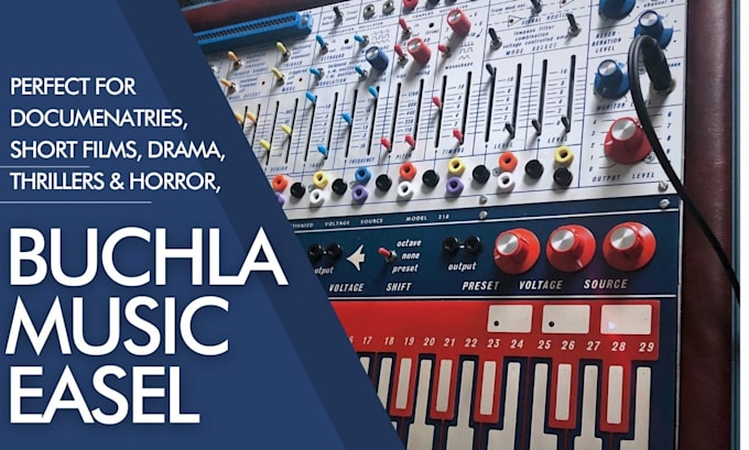 Play buchla and vintage synths on your film by Dlozanothornton | Fiverr