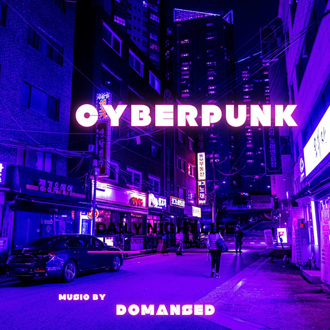 Compose video game music cyberpunk, new pc games, dark synth, midtempo ...