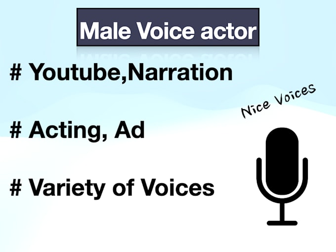 Male voice actor youtube acting advertising and narration by Kanginlee ...