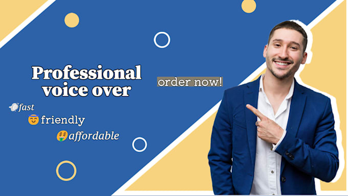 Record an american male voice by Cronki | Fiverr