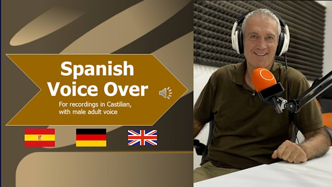 Record a professional spanish voice over by Terenciano | Fiverr