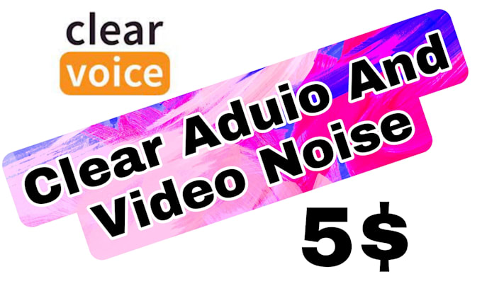 Clear your voice from noise,background and air by Abdelrahman_ds | Fiverr