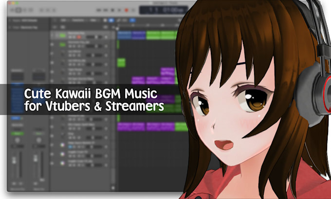 Create cute kawaii bgm music for vtubers and streamers by Aisaka_matthew | Fiverr