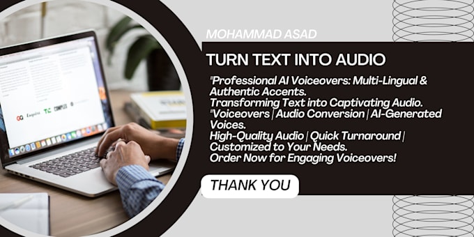 Convert your text into engaging audio using ai technology by Asad_gamer ...