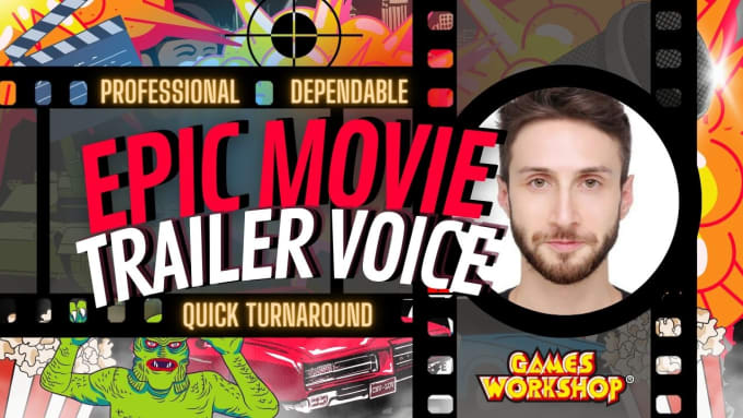 Record an epic deep movie trailer voice over by Robin_hanna | Fiverr