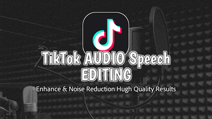 Edit your audio tiktok speech for a better quality sound by Zabbalart | Fiverr