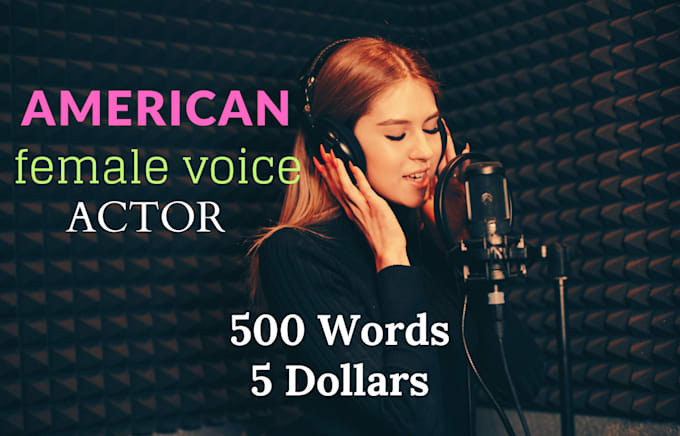 Record a professional american english female voice over in 24h by ...