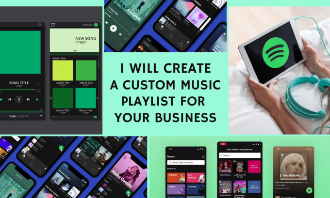 Create a custom spotify playlist for your business by Zackswork | Fiverr