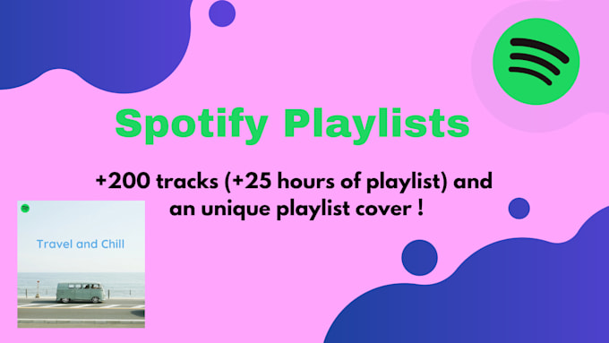 Create the perfect spotify playlist adapted to your needs by Musikall_ | Fiverr