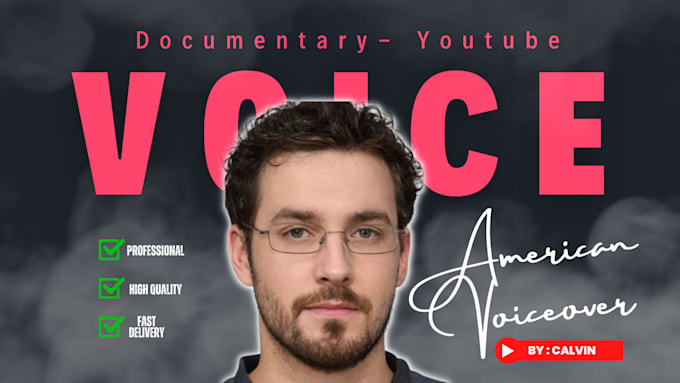 Record a documentary story american youtube male voice over narrator by ...
