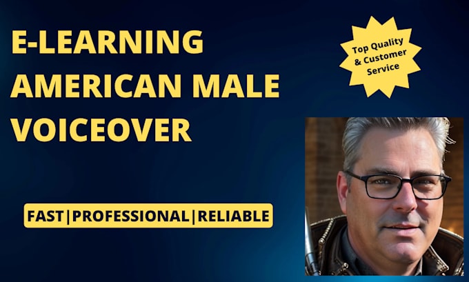 Record a professional male elearning voiceover by Davidajacobs | Fiverr