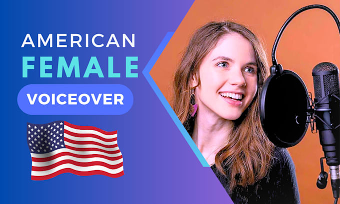 Record american english female voice over for your project by Arooba ...