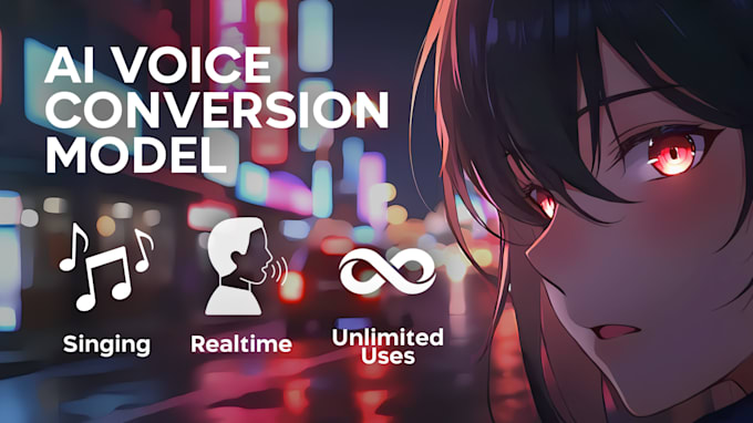 Create an ai voice conversion model using rvc v2 by Eempostor | Fiverr