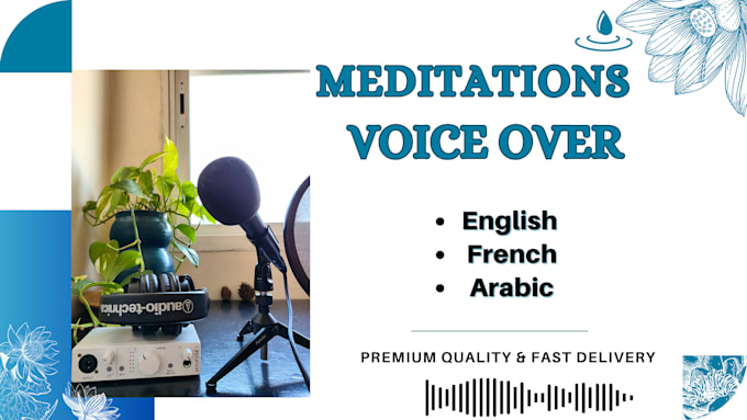Record your meditation in arabic, french and english by Imanebouassou ...