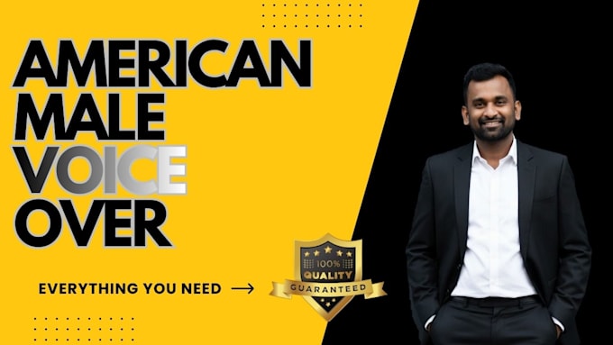 Record an american male voice over for you by Fluentvoice | Fiverr