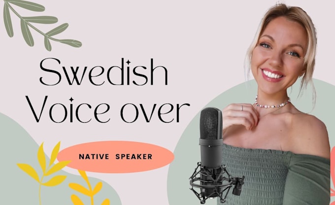 Record a young swedish female voice over by Fridaericsson | Fiverr