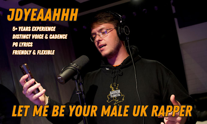 Write you a fire rap verse or hook uk rapper by Jdyeaahhh | Fiverr