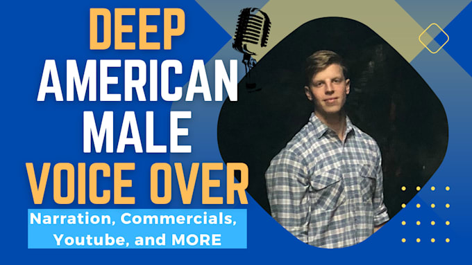 Record a deep american male voice over by Peakeperformvo | Fiverr