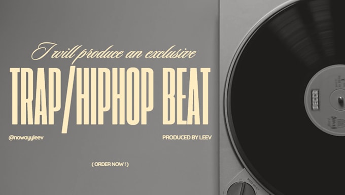 Produce, compose an exclusive beat for your next hit by Leevvv | Fiverr