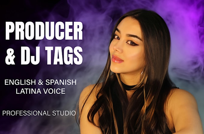 Voice your tags or drops with my sexy latin voice by Nath_nath_ | Fiverr