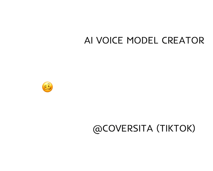 Create your ai voice model for rvc gui by Ilyaselhabti | Fiverr