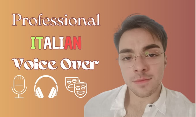 Be a versatile male italian voice for your projects by Fraiello_va | Fiverr