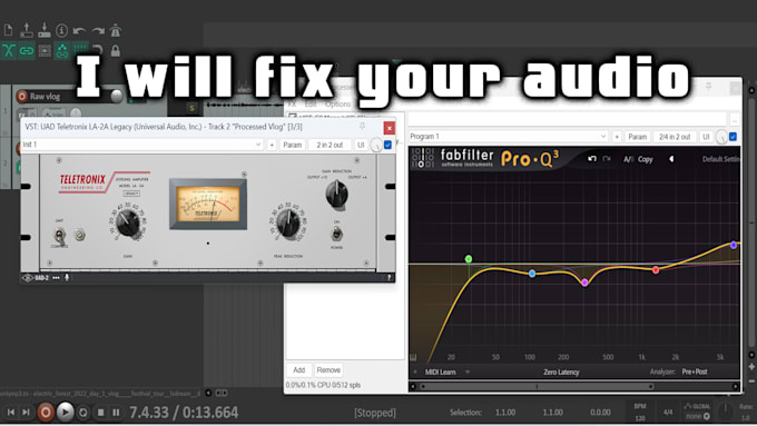 Fix, edit, repair, enhance, restore audio, podcast, vlog recording by ...