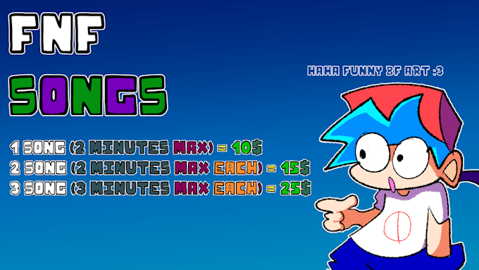 Make your fnf song by Pitroschiop | Fiverr