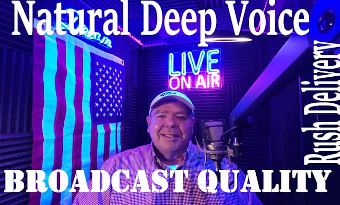 Record a deep american male voice over by Jasonflynnvoice | Fiverr